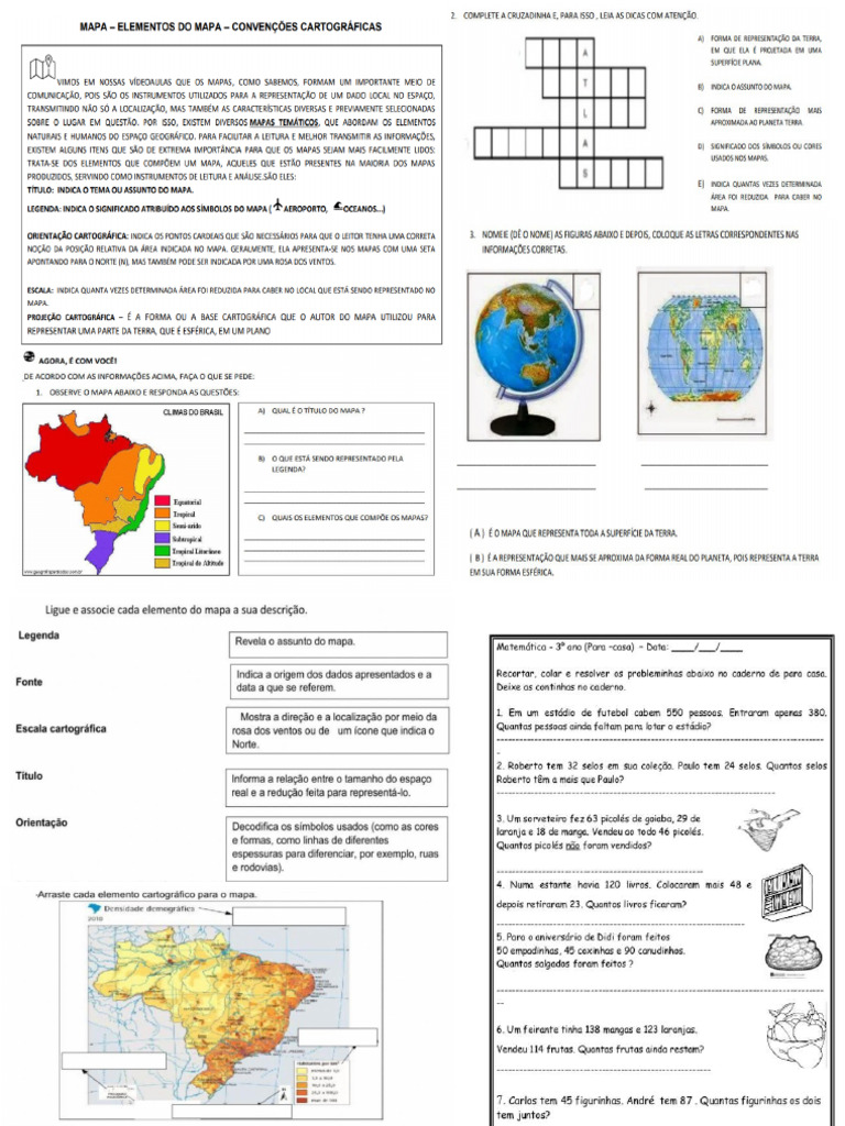Elementos de Um Mapa | PDF Elementos de Um Mapa | PDF