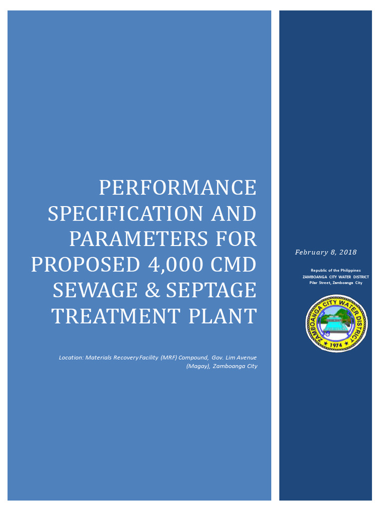 1 PDFsam 2nd Revised-Performance-Specification STP-1 | PDF | Sewage ...