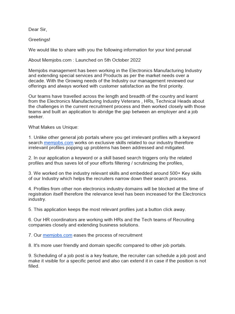 Why Mem | PDF | Recruitment | Information Technology