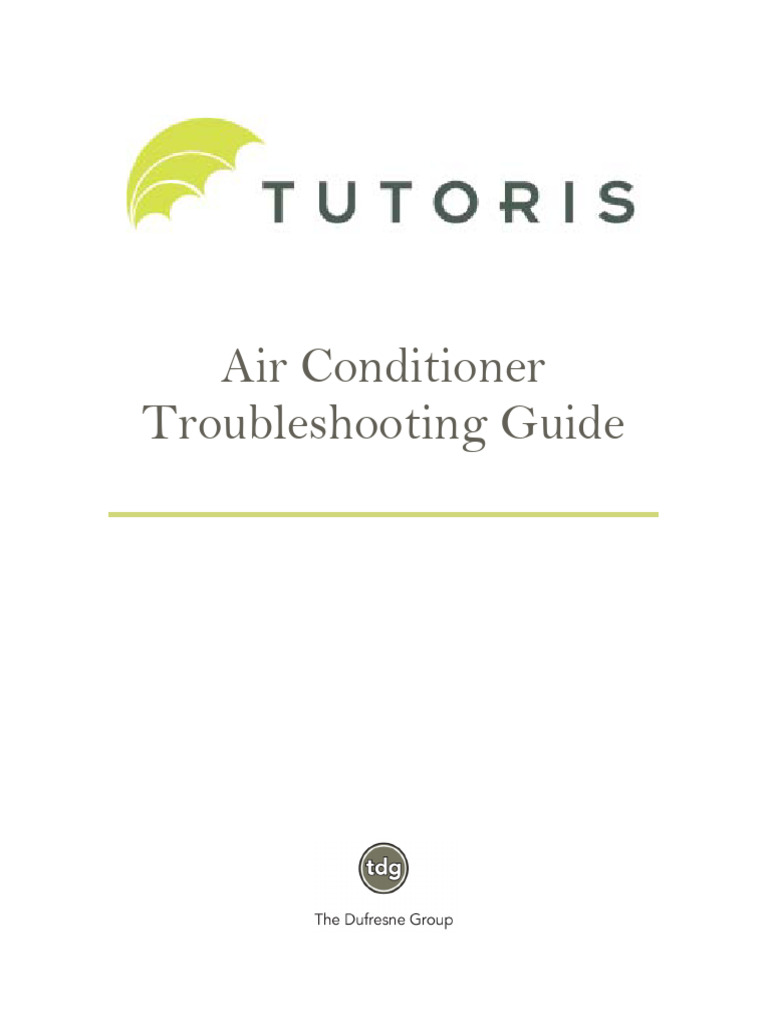 Air Conditioner Troubleshooting Guide | PDF | Air Conditioning ...
