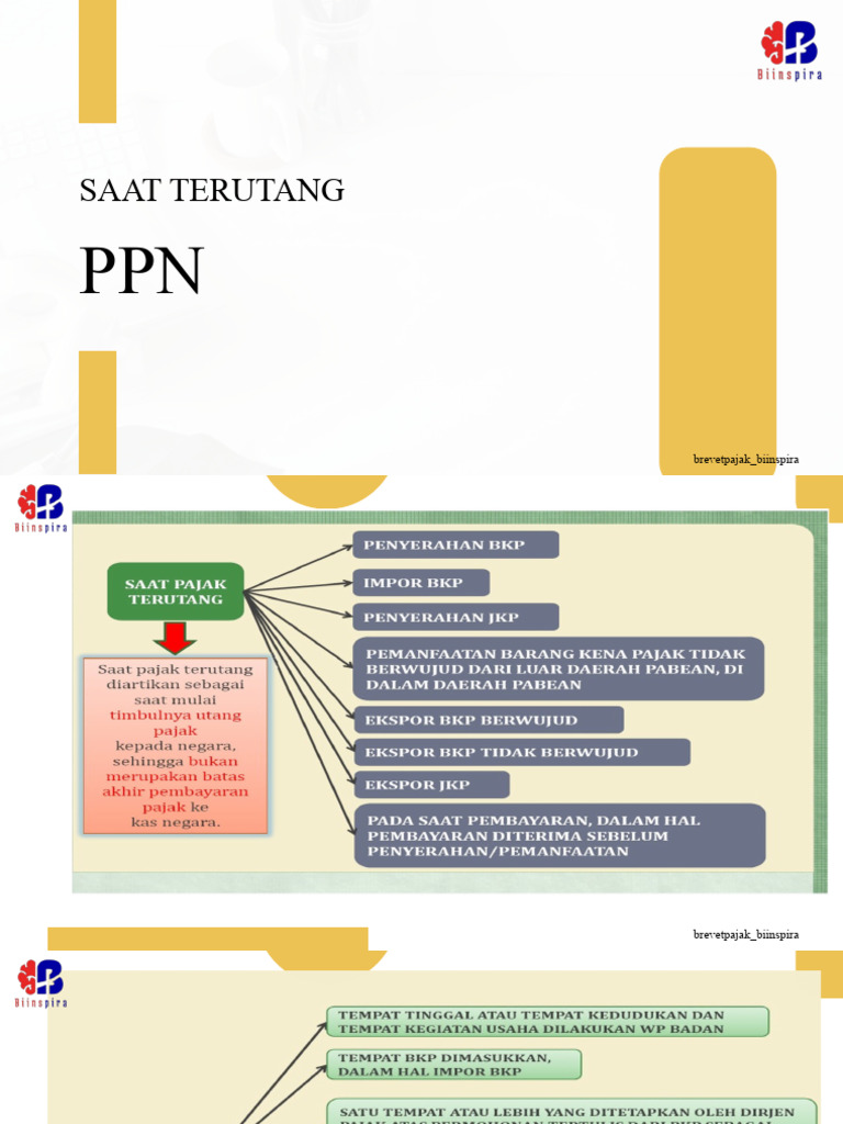 Saat Terutang PPN | PDF | Pengelolaan Keuangan & Uang