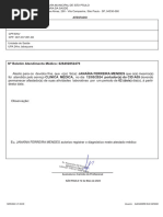 Atestado Médico para Uso de Piscina | PDF