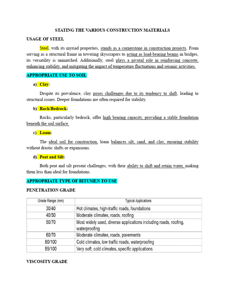 Construction Materials and Testing | PDF | Concrete | Lumber