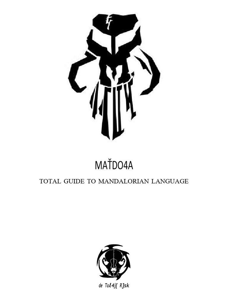 Mandalorian Language Guide | PDF | Verb | Grammatical Gender