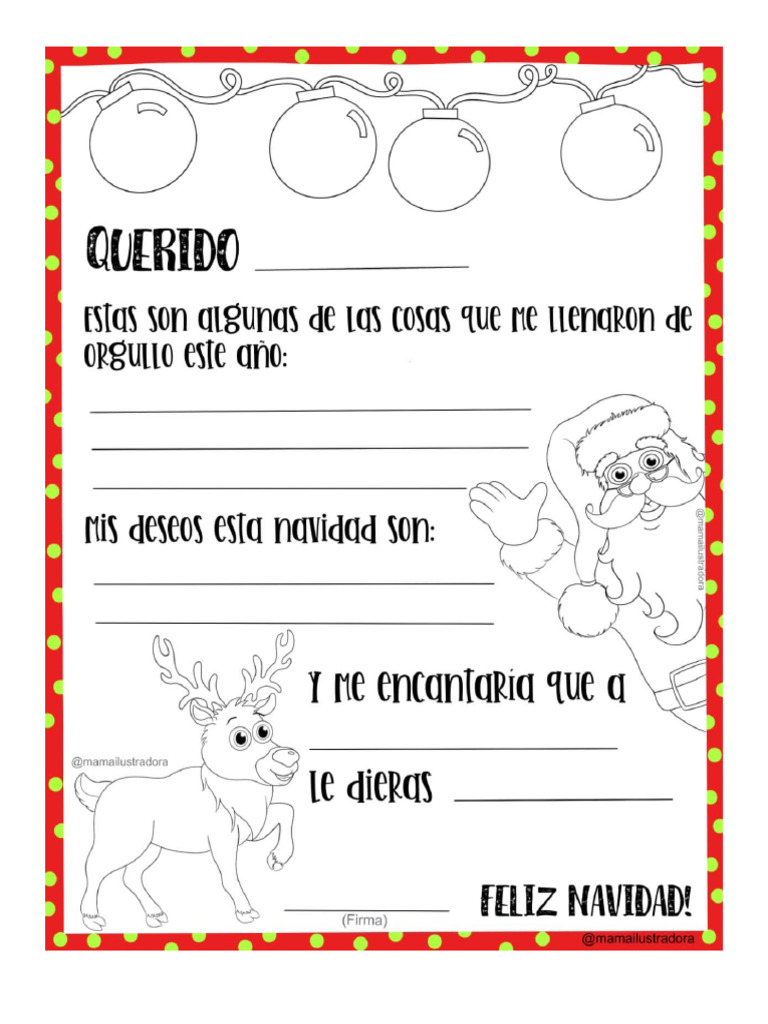 Carta Navidad | PDF