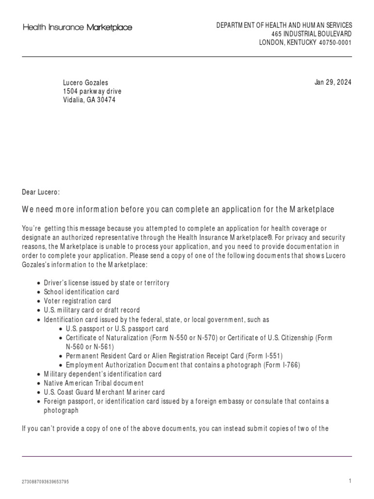 We Need More Information Before You Can Complete An Application For The ...