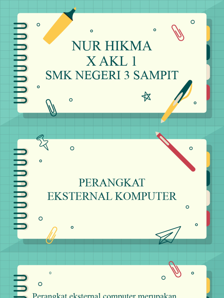 Perangkat Eksternal Komputer | PDF