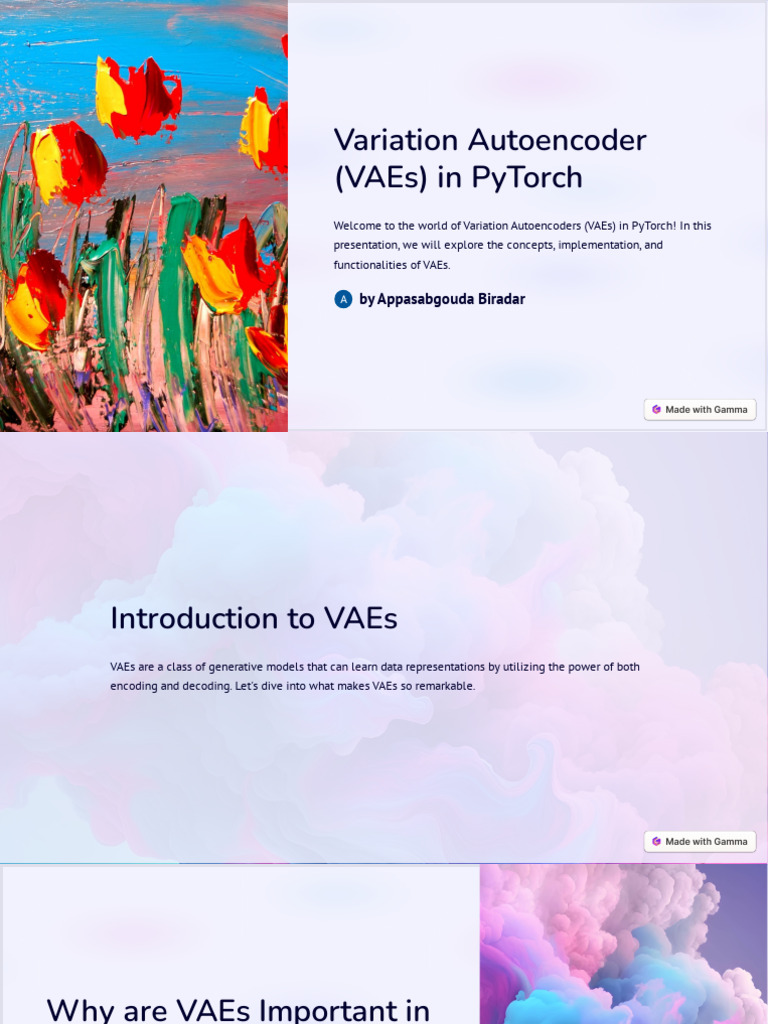 Variation Autoencoder VAEs in PyTorch | PDF | Machine Learning ...