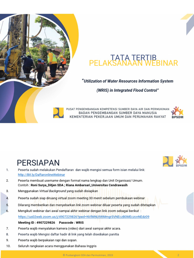 Tata Tertib Webinar (Bahasa Indonesia) | PDF | Teknologi & Rekayasa