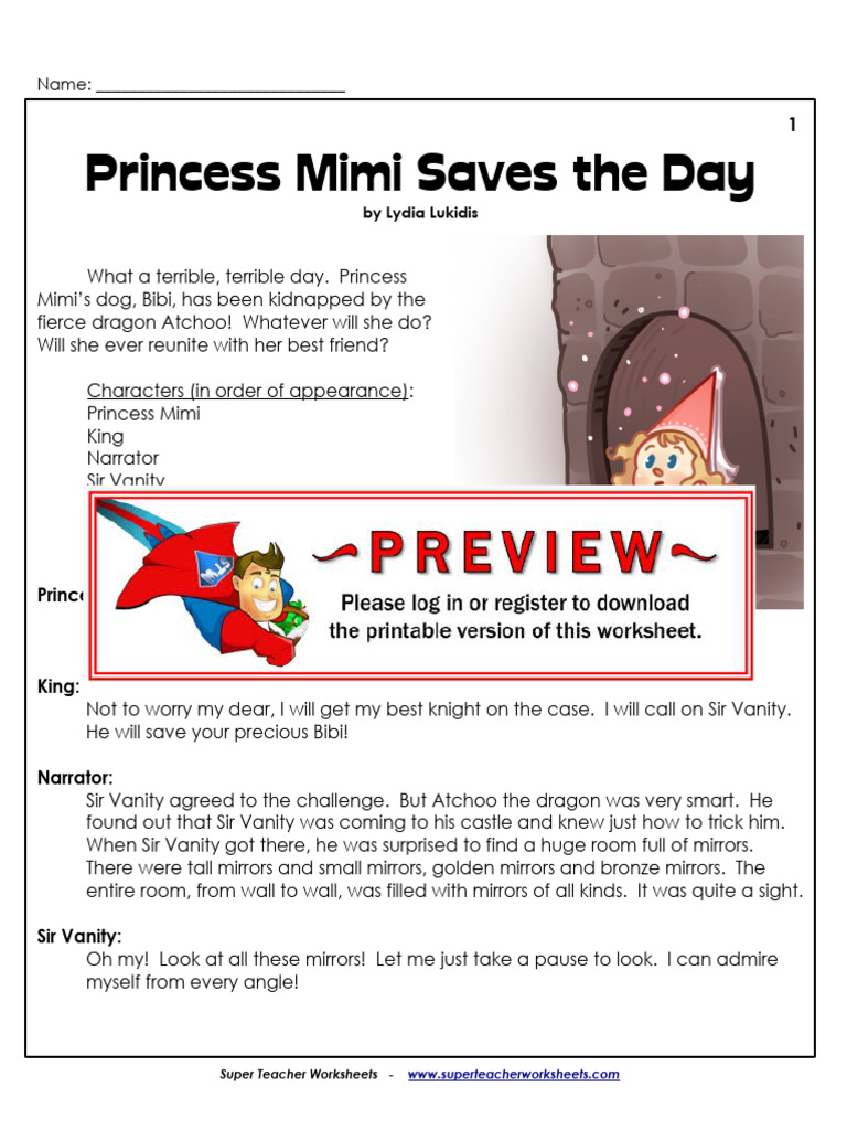 Princess Mimi's Brave Rescue | PDF | Mystery, Thriller & Crime Fiction ...