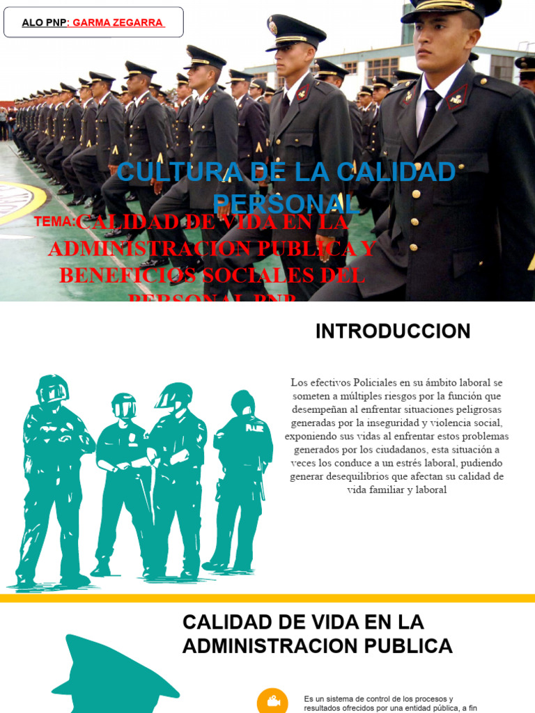 Alo PNP Garma Zegarra Carlos | PDF | Policía | Bienestar