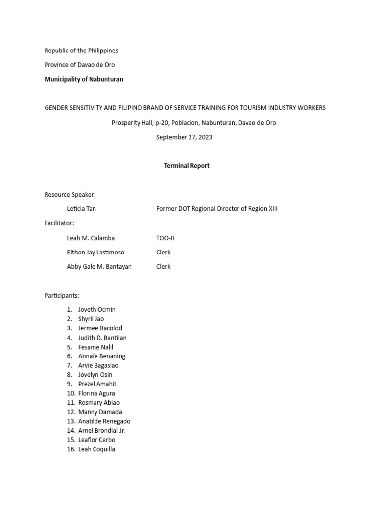 Fbs Report | PDF | Gender | Gender Studies