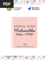 Modul Ajar Matematika Kelas 7 Deep Learning | PDF