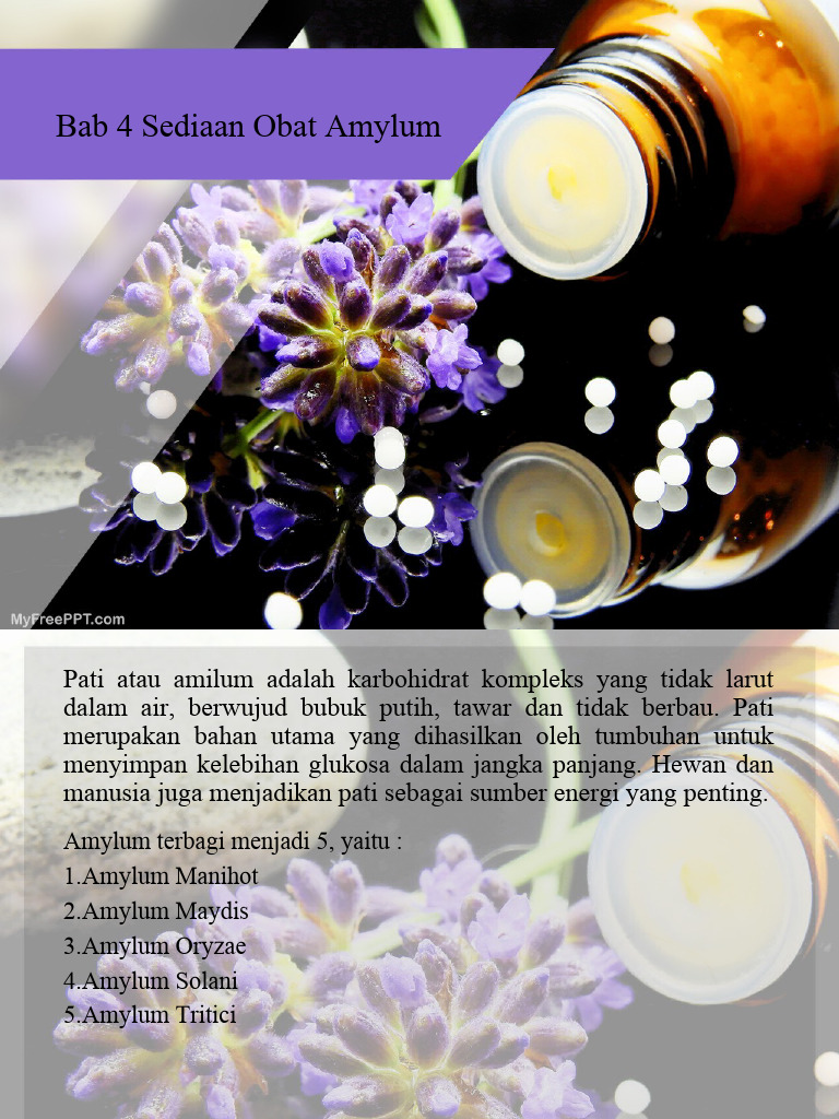 Jenis-Jenis Amylum dalam Sediaan Obat | PDF