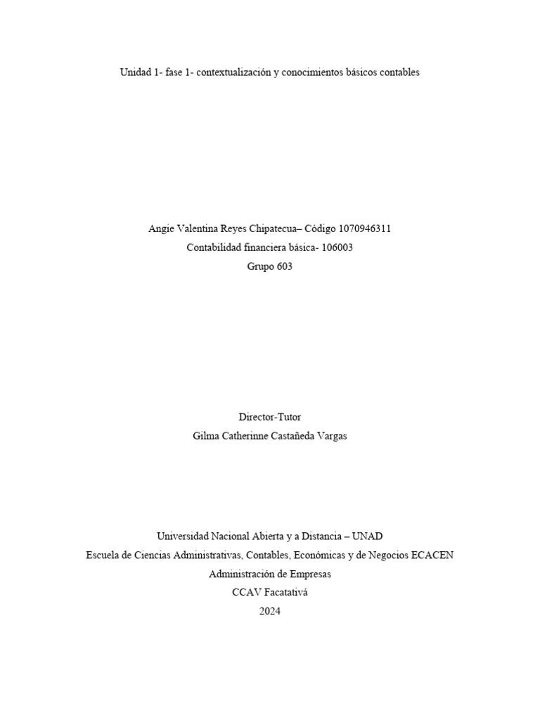 Angie Reyes-Fase 1 | Descargar gratis PDF | Contabilidad | Economía ...