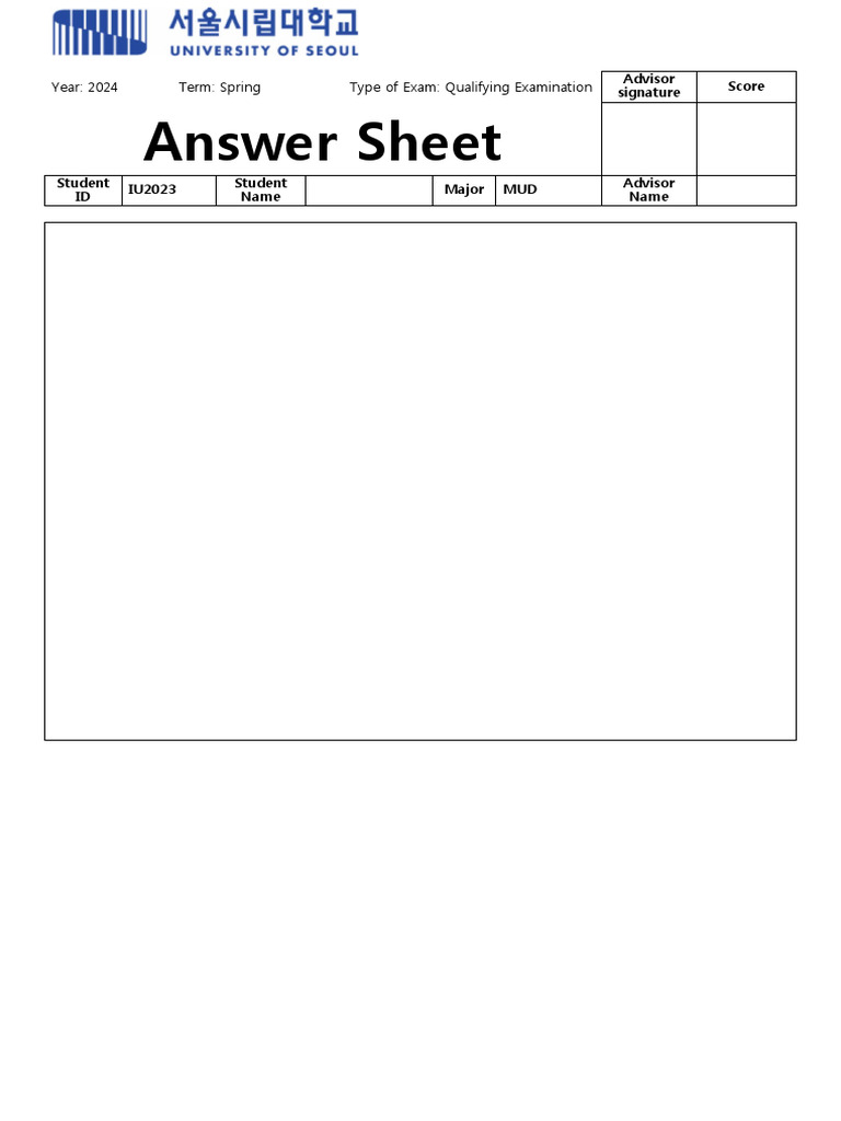 2024 Spring Qualifying Exam Details | PDF