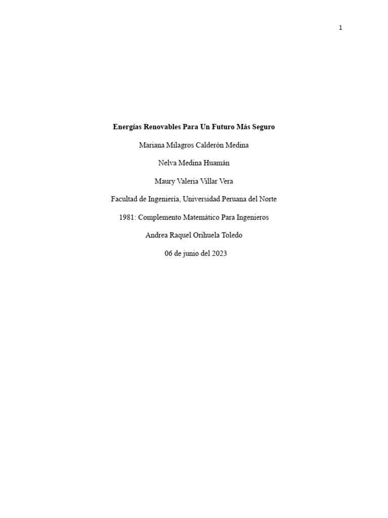 Comma Ing 1981 TPCC t1 2 (Final) - 1 | PDF | Energía solar | Energía renovable