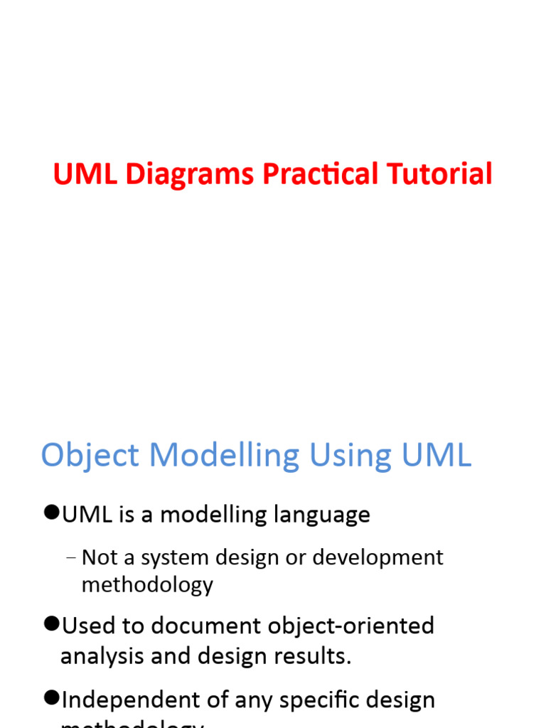 Uml Diagrams Practical Tutorial | PDF | Unified Modeling Language | Use Case