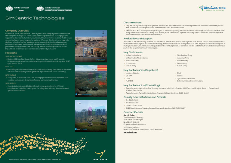 simcentric | PDF | Simulation | Virtual Reality