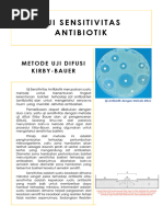 LAPORAN PRAKTIKUM BAKTERIOLOGI DASAR - Uji Sensitifitas Antibiotik ...