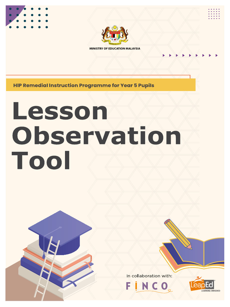 Year 5 Lesson Observation Tool | Download Free PDF | Educational ...
