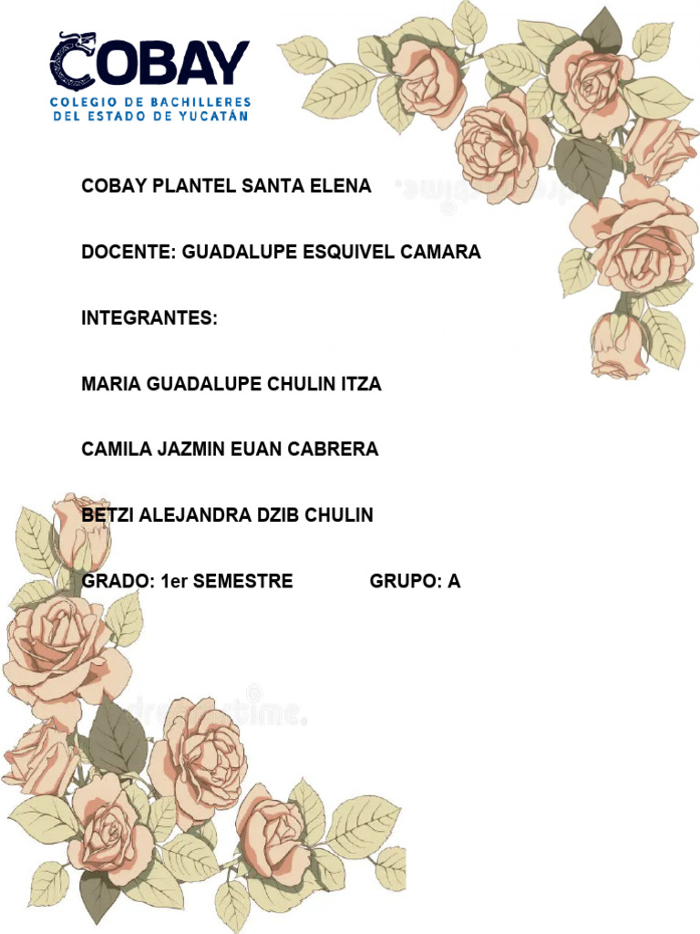 Cobay Plantel Santa Elena | PDF