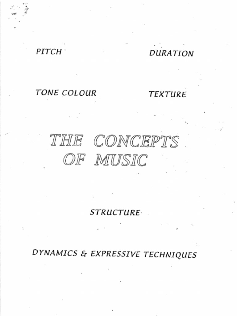 Concepts of Music | PDF