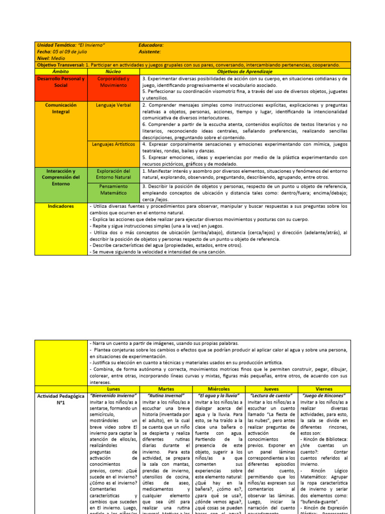Actividades de Invierno para Niños | PDF | Las emociones | Lluvia