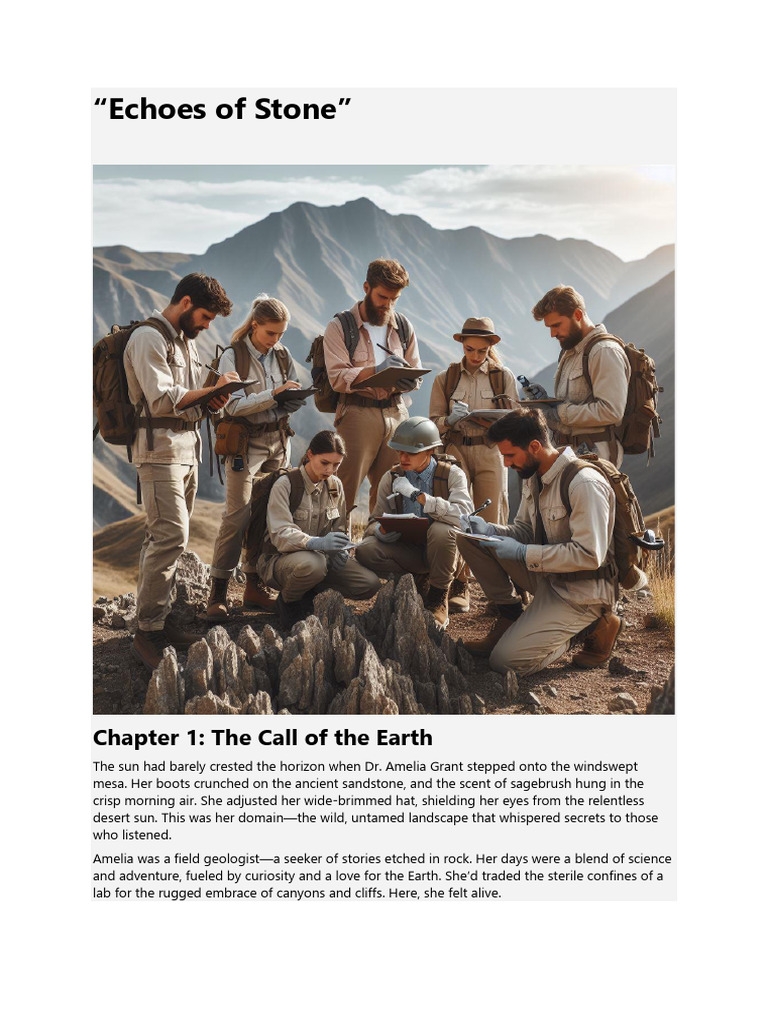 Echoes of Stone | PDF | Geology | Earth Sciences