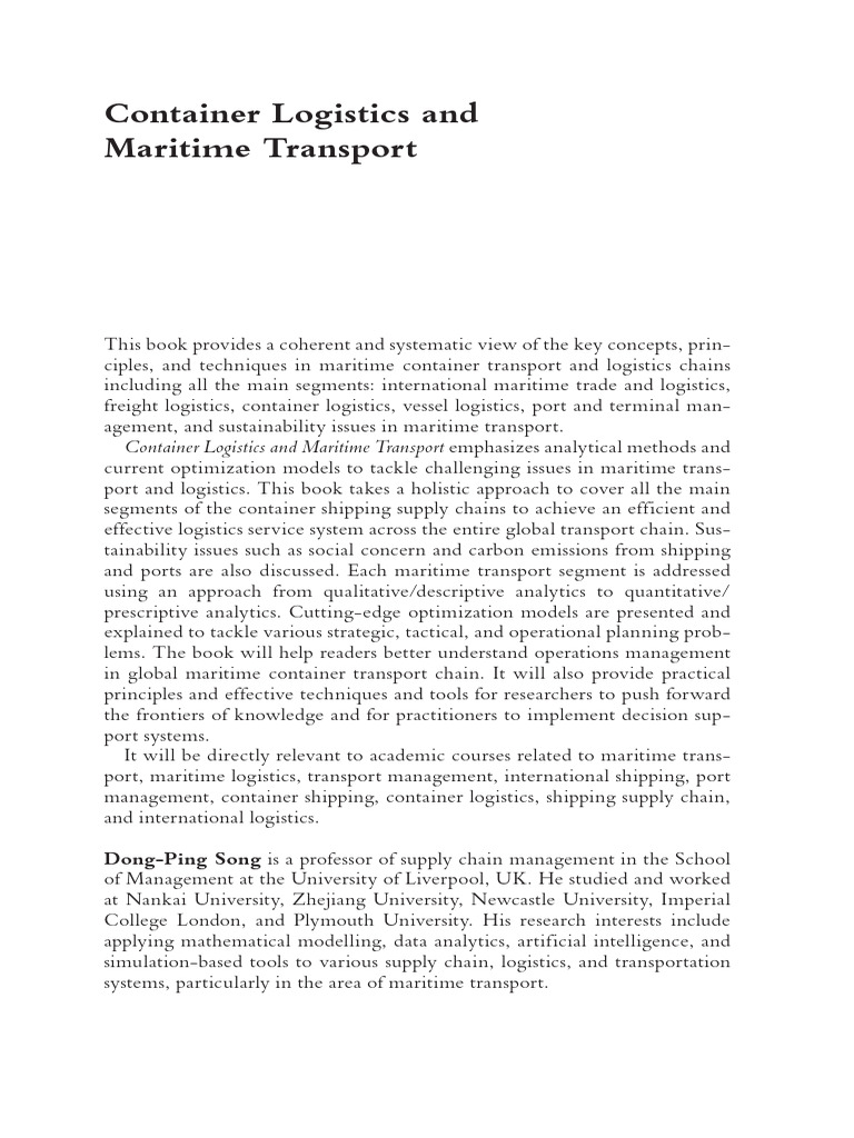 Previewpdf | PDF | Logistics | Analytics