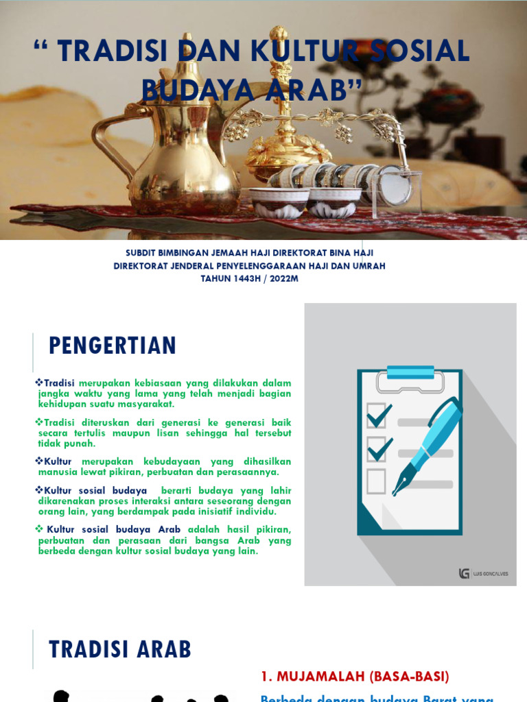 Tradisi Dan Kultur Sosial Arab - 2022 | PDF | Perjalanan | Sejarah
