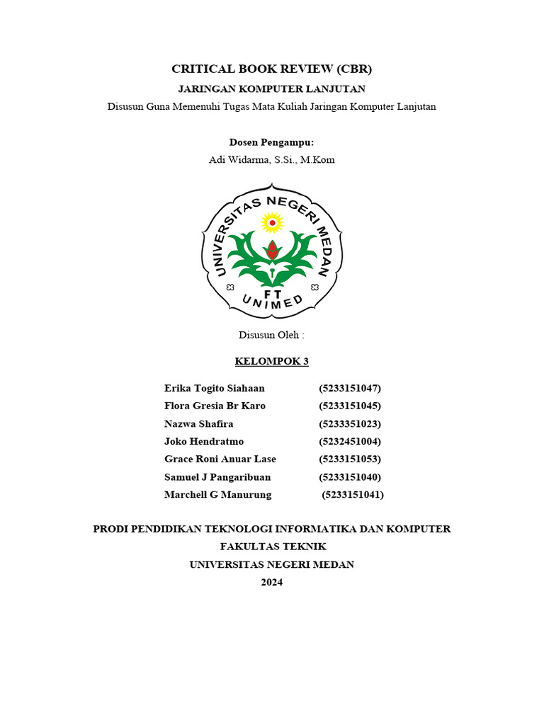 CBR Jarkomlan Kelompok 3 | PDF