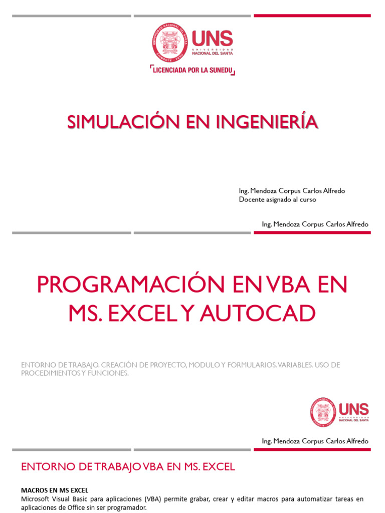 Sesioón 02 SmIng | PDF | Microsoft Excel | Visual Basic para Aplicaciones