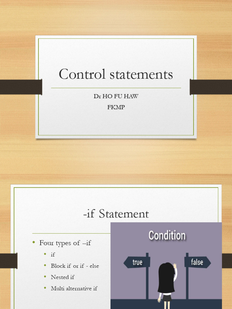 CHAPTER 5 CONTROL STATEMENT | PDF | Computer Programming | Software ... CHAPTER 5 CONTROL STATEMENT | PDF | Computer Programming | Software ...
