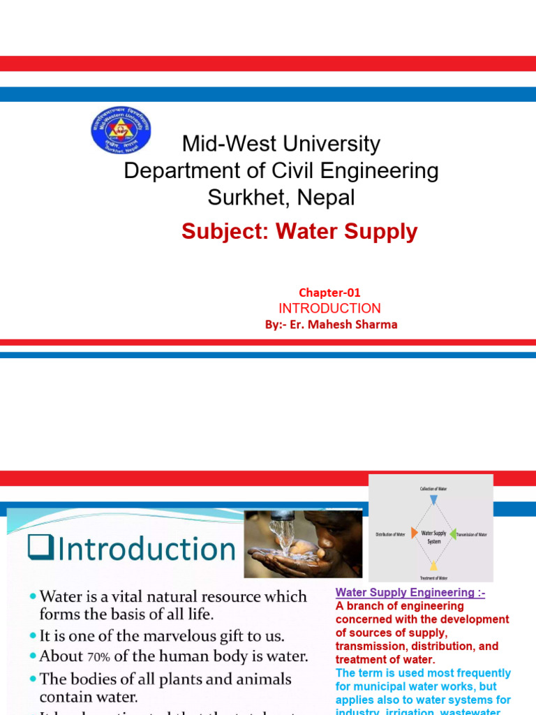 Water Supply Engineering Basics | PDF | Technology & Engineering