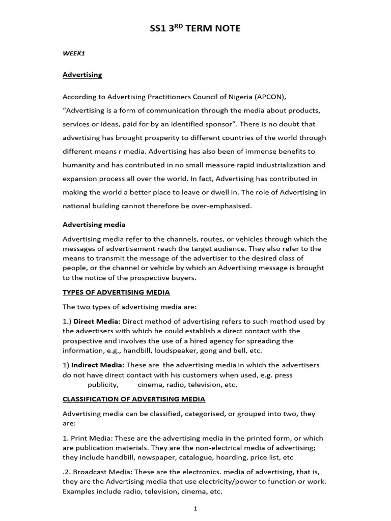 5761 - SS1 3RD Term Note | PDF | Merchandising | Advertising