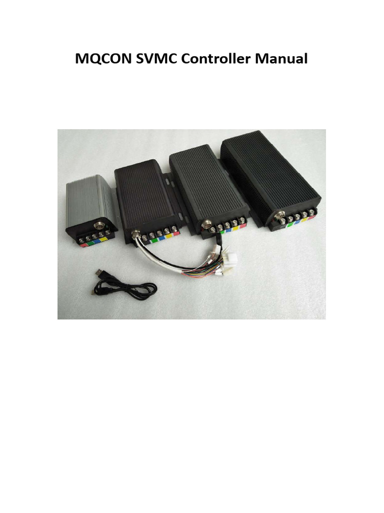 MQCON SVMC Controller Manual | PDF | Application Software | Bluetooth