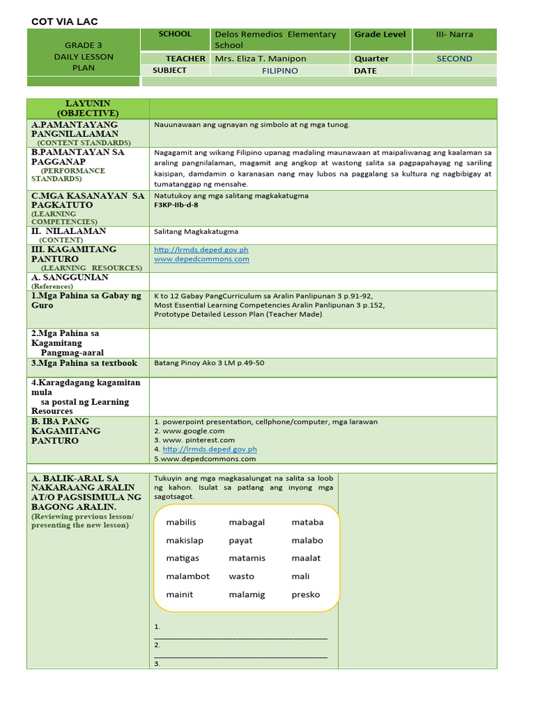 COT FIL3 DLP 2ndQ | PDF