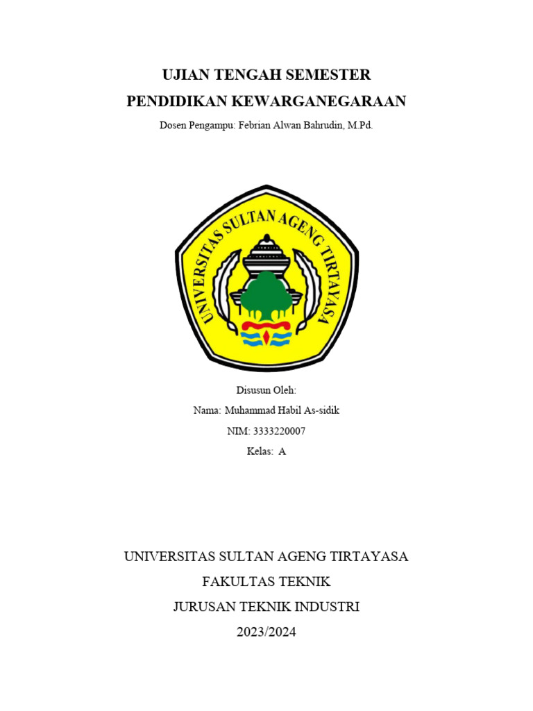 Uts PKN | PDF