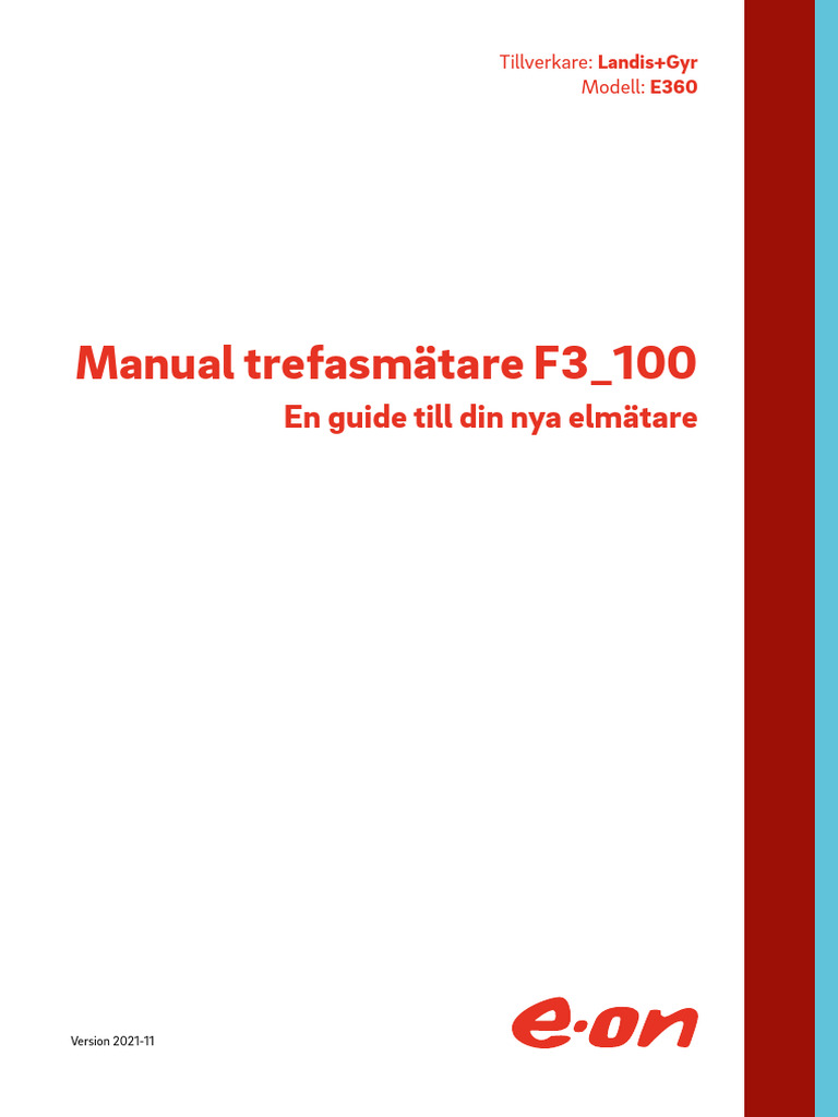 Swe Manual Trefasmatare f3 100 | PDF