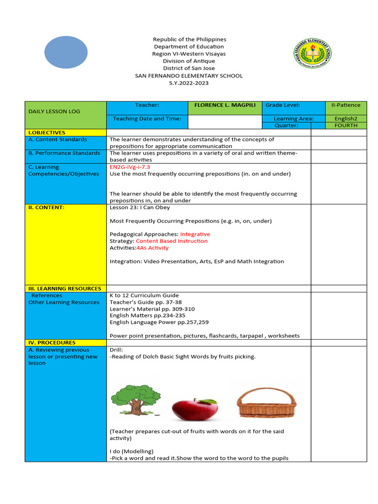 Co2 English | PDF | Learning | Teachers