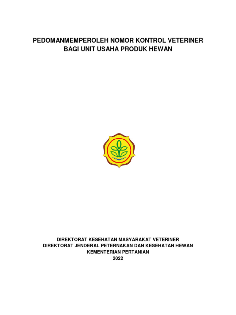 Panduan NKV untuk Usaha Produk Hewan | PDF