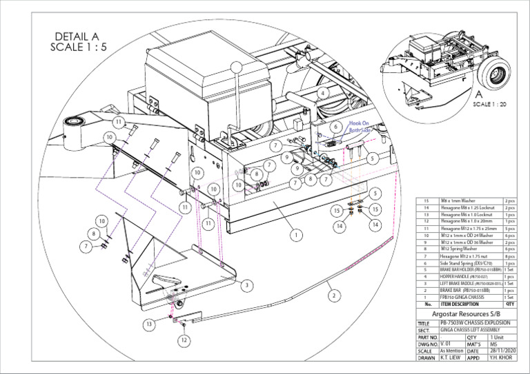 750 Chassis Left Assembly V01 | PDF