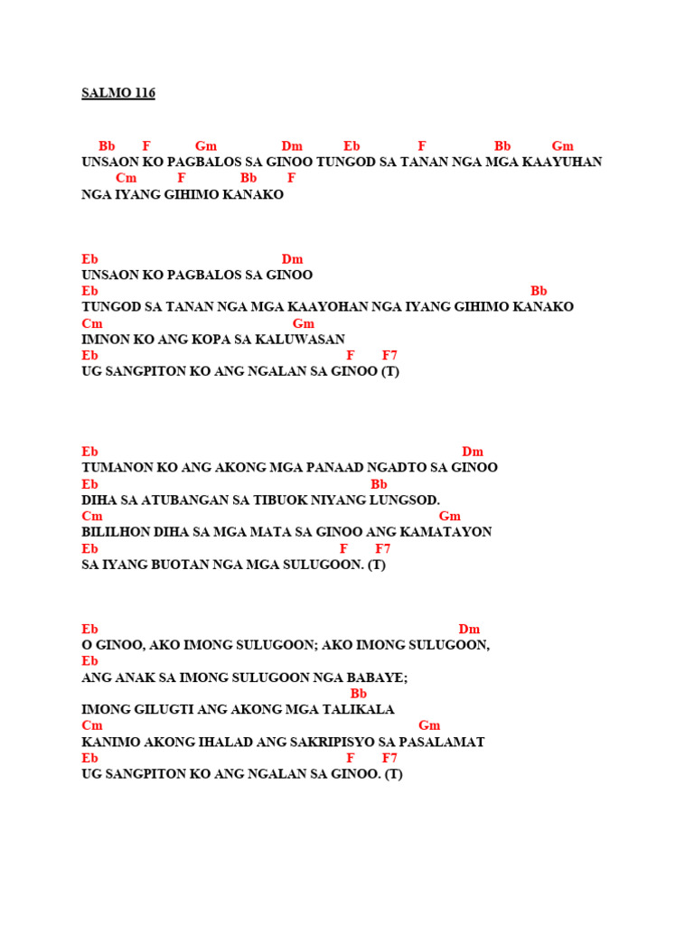 Salmo 116 Pdf