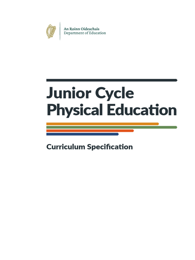 Junior Cycle Physical Education Specification Oct 2022 | PDF ...