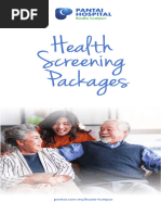 Health Screening Packages | PDF | Hepatitis | Physical Examination