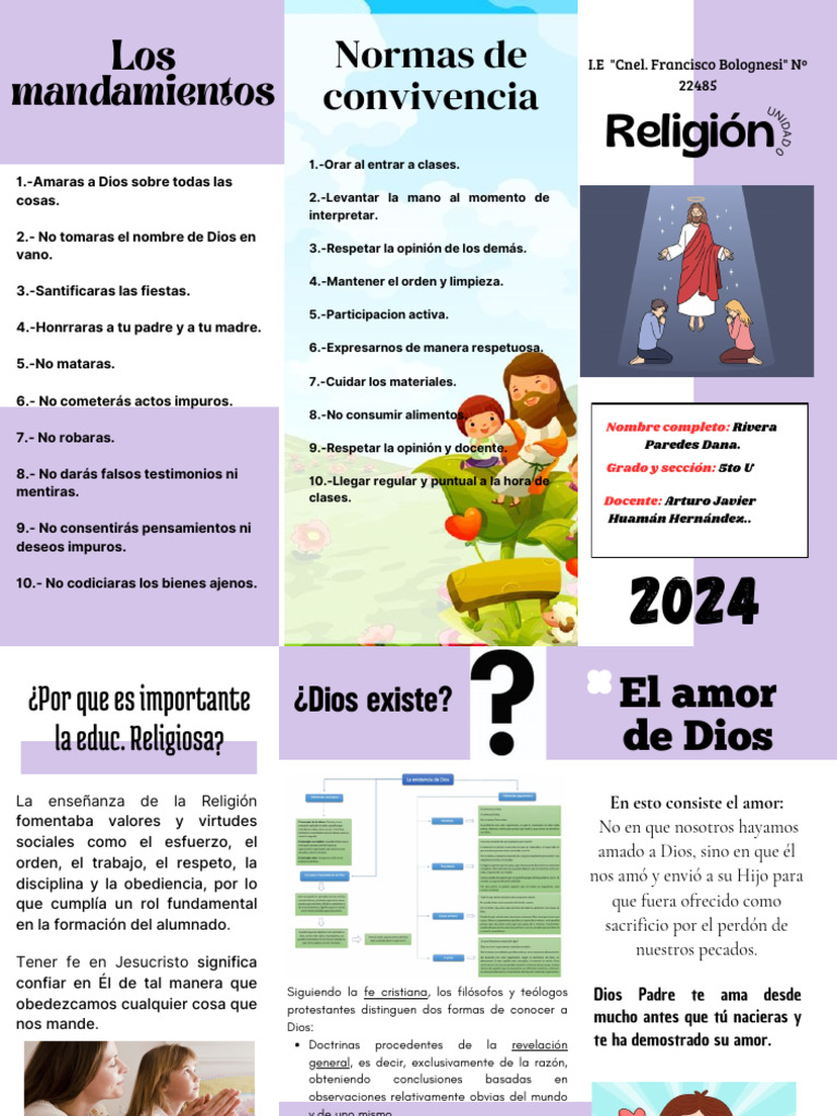 Tríptico de Religión | PDF | Amor | Fe