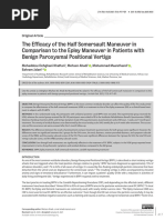 Gufoni Maneuver for Lateral Canal BPPV | PDF | Nervous System ...