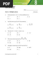 Expanding Two Brackets Practice | PDF | Area | Elementary Mathematics