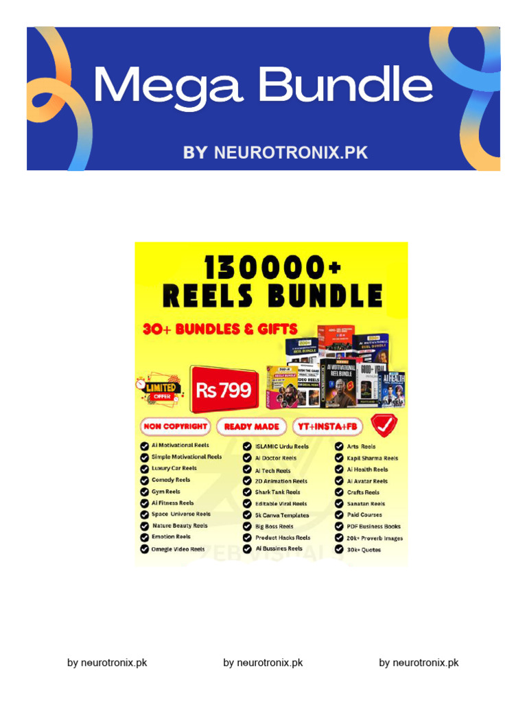 Free Motivational Reels Bundle Download | PDF | Online Services ...